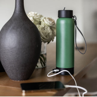HydroPower Insulated Wireless Charging Bottle | Pulse Charge