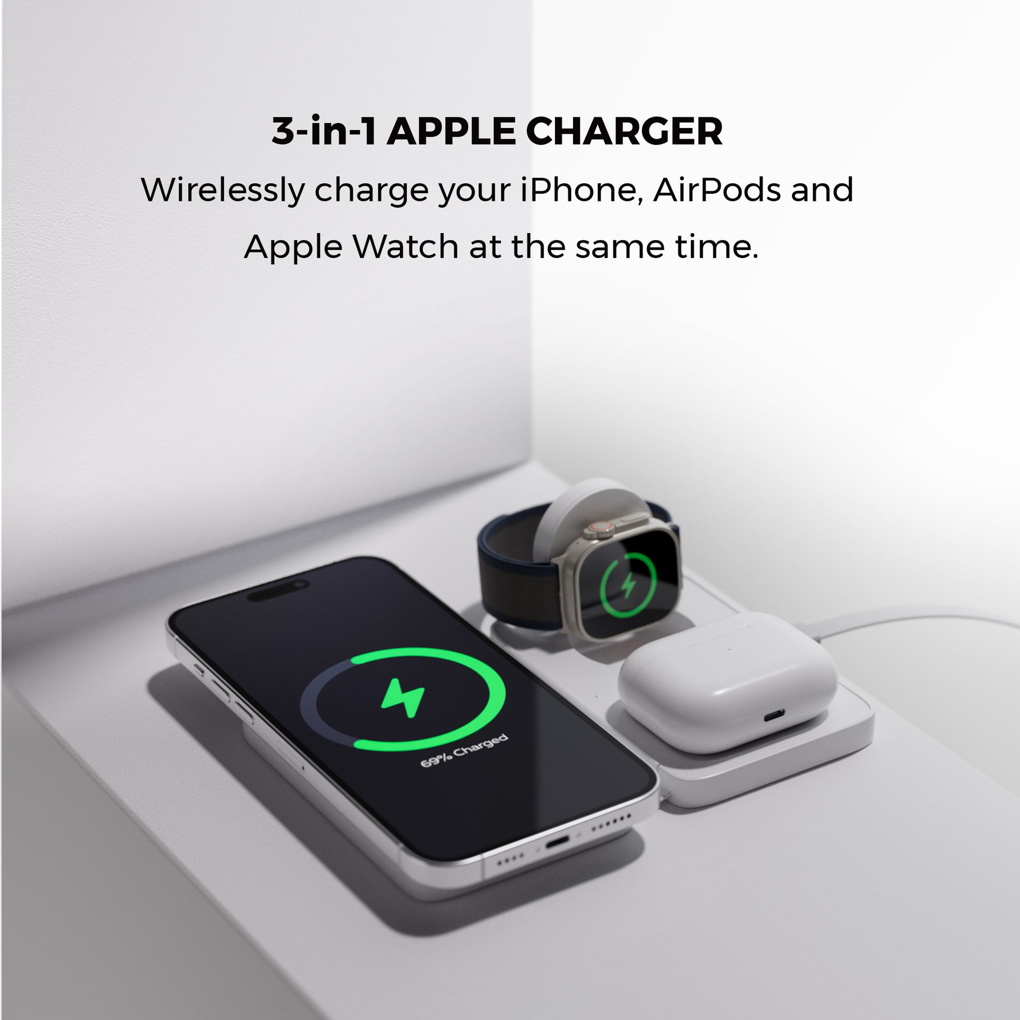Family Pack - Apollo 3-in-1 Apple Chargers | Power iPhone, AirPods ...