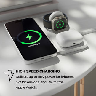 Apollo 3-in-1 Apple Charger | Power iPhone, AirPods & Watch – Pulse Charge