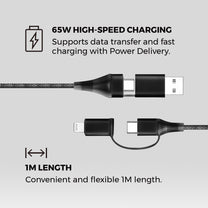 4-in-1 Universal Fast Charging Cable | Pulse Charge